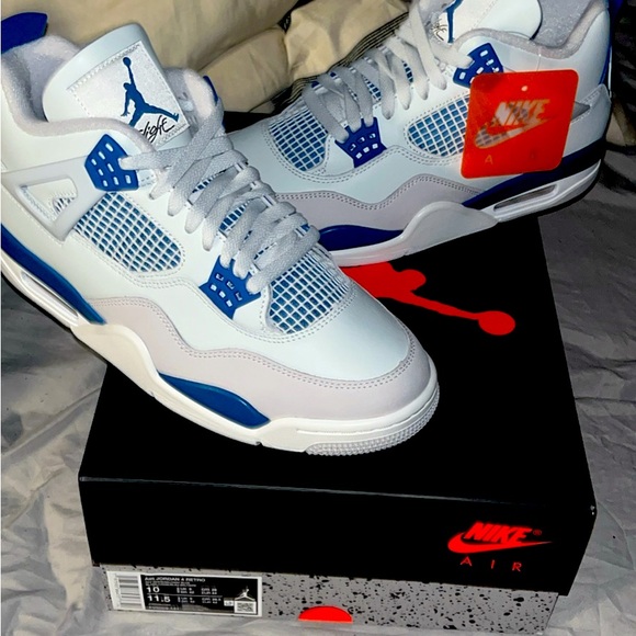 Jordan | Shoes | Jordan 4s Military Blue 224 Brand New | Poshmark